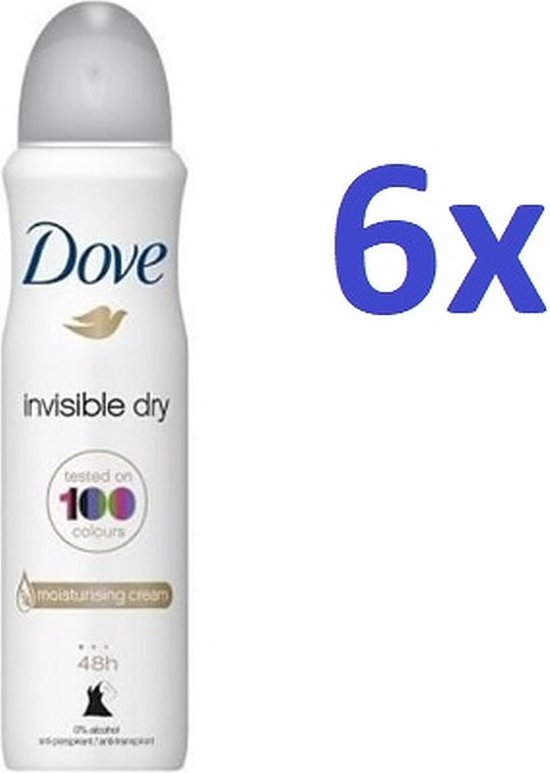 Dove Deospray Invisible Dry - 6x250ml - Voordeelverpakking | bol.com