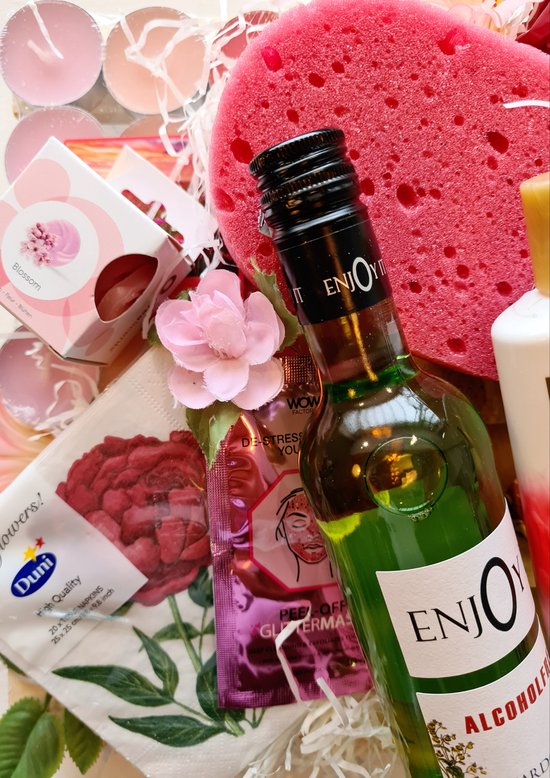 Wellness pakket- thee pakket- geurpakket- wijnpakket- cadeau- opkikker ...