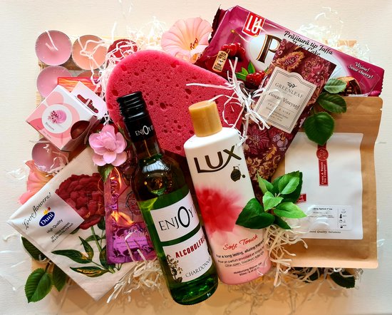 Wellness pakket- thee pakket- geurpakket- wijnpakket- cadeau- opkikker ...