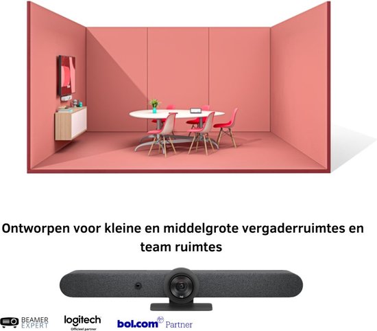 Logitech Rally Bar Mini | All-in-One Conferentie camerasysteem | Voor ...