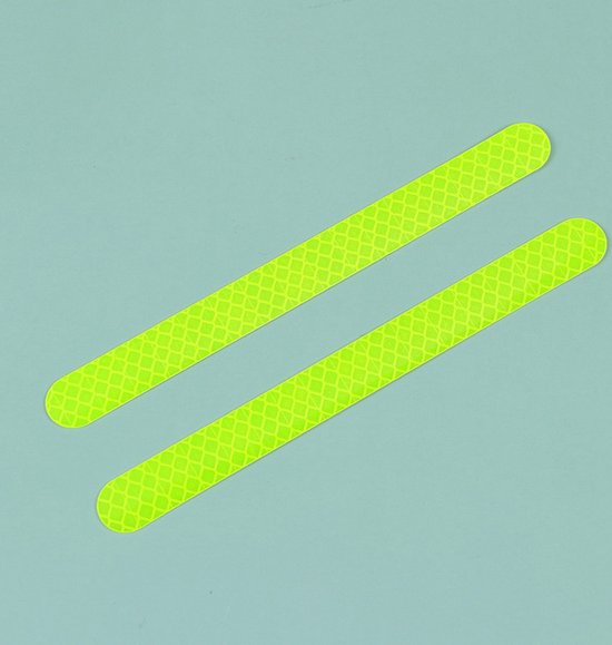 Reflecterende stickers - 2 Stuks - reflecterende tape - Groen | bol