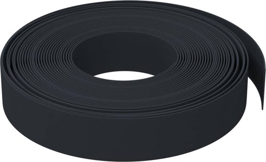 vidaXL Tuinranden 5 st 10 m 10 cm polyetheen zwart | bol.com