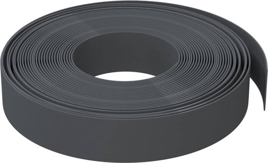 vidaXL Tuinranden 4 st 10 m 10 cm polyetheen grijs | bol.com