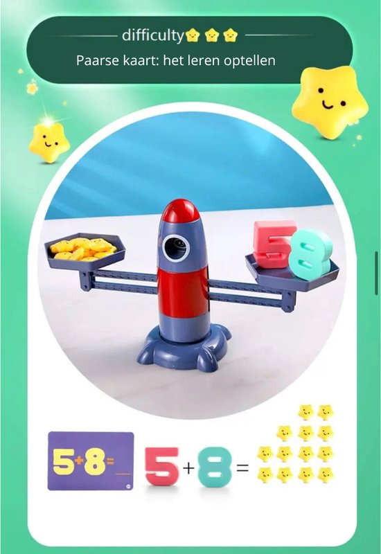 Rocket Balance - Raket - Balanceren - Vanaf 3 Jaar - Montessori ...