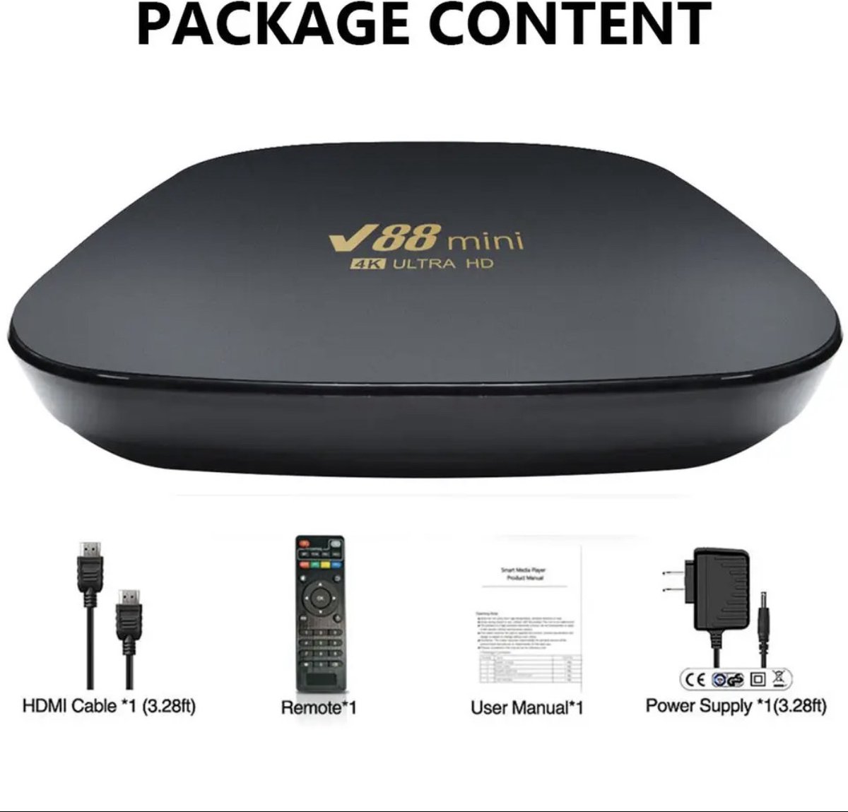 Android V88 mini - Media Steamer - Draadloos TV Kijken - Alternatief Chromecast | bol.com