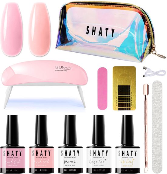 SHATY® BIAB Starter Pakket - Builder In A Bottle - BIAB Nagellak - BIAB ...
