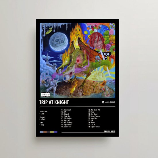 Trippie Redd Poster Trip At Knight Album Cover Poster Trippie Redd
