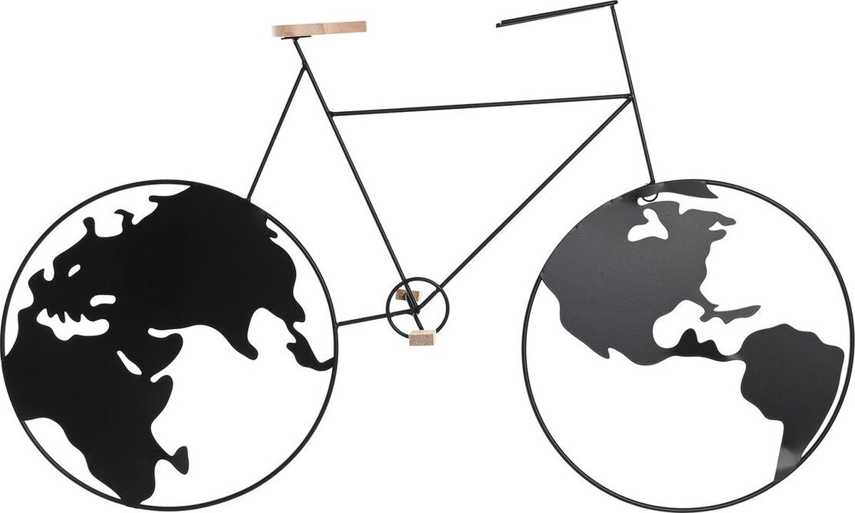 Metalen Wanddecoratie Fiets (74 x 10 x 43.5 cm) | bol.com