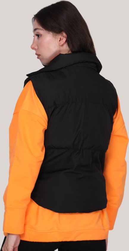 PATIRTI-Vrouw kort zwellende vest zwart | bol.com