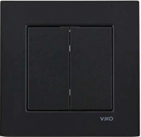 Panasonic Viko-Serieschakelaar-Inbouw -Zwart-Met Randaarde-Compleet | bol