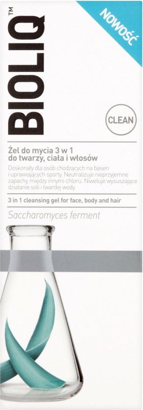 Clean 3-in-1 reinigingsgel voor gezicht, lichaam en haar 180ml | bol.com