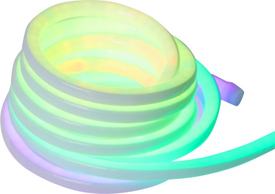 LED light slang - 5 meter met IR Afstandsbediening –16 Miljoen Kleur ...