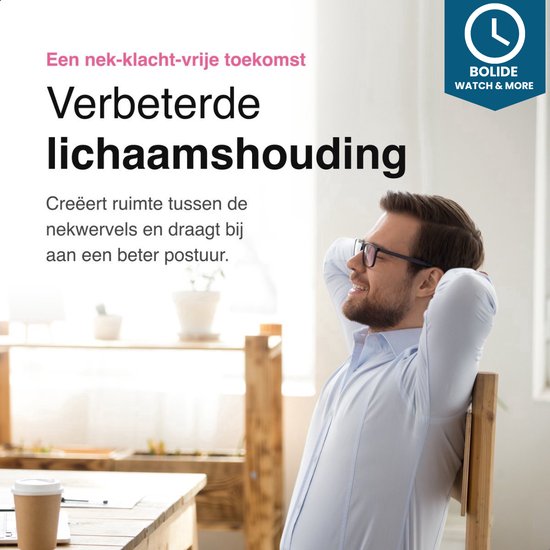 Nekstretcher - Nekmassage Kussen - Nekpijn en Rugklachten - Nekkussen ...