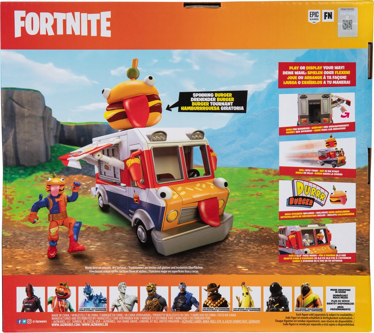 Fortnite Micro Feature Vehicle Durrr Burger Food Truck | bol