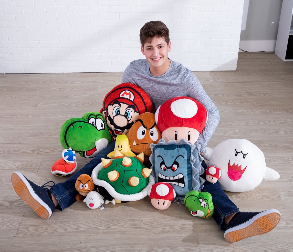 Super Mario Yoshi Head pluchen Knuffel - Mocchi Mocchi Club | bol.com