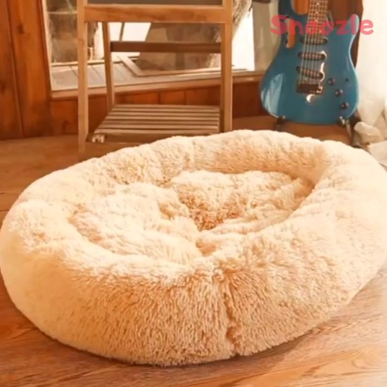 Snoozle Donut Hondenmand XL - 80 cm - Fluffy Hondenmand Groot - Ronde ...