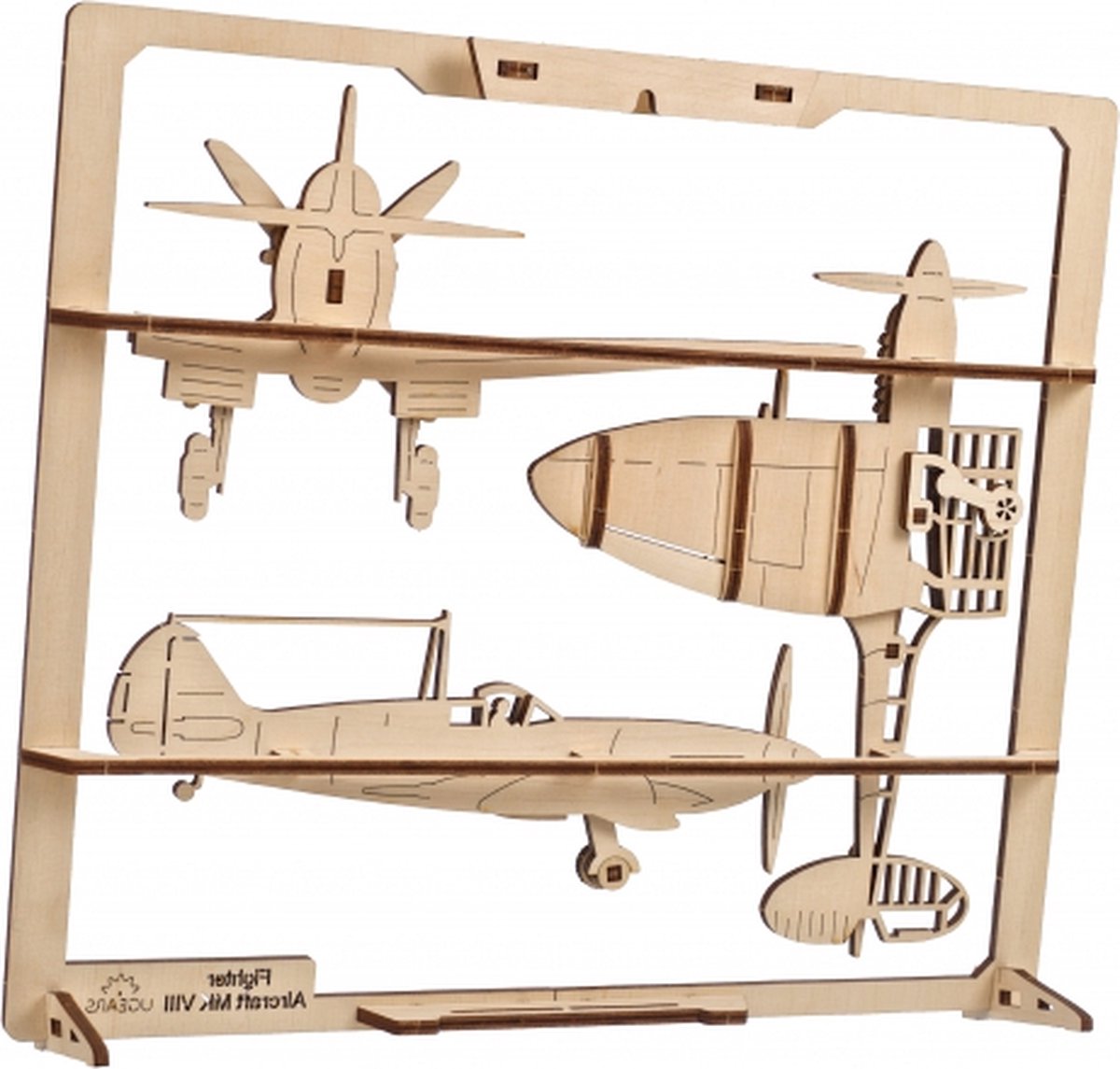 UGears modelbouw hout 2.5D Gevechtsvliegtuigen | bol.com