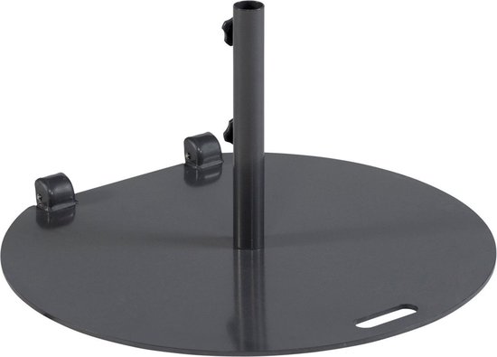 Exotan Parasolvoet Buiten Umbrella - Metaal - Zwart - 20x69x69 | bol