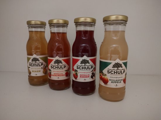 SCHULP | Cadeau pakket | Perensap, Appelsap, Appel kersensap, Appel ...