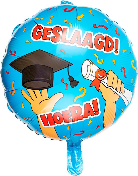 Foil balloons - Geslaagd cartoon | bol