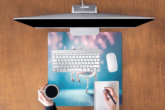 Muismat XXL - Bureau onderlegger - Bureau mat - Koe - Kroon - Ballet ...