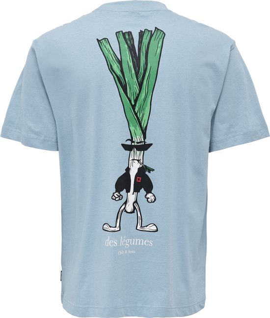 Only And Sons Onslogan Rlx Veggie Ss Tee Heren T Shirt Maat S