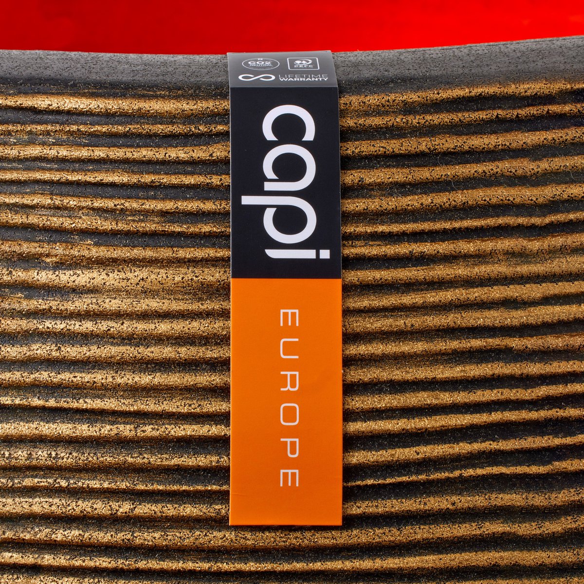 Capi Europe - Bloempot bol Rib NL - 55x53 - Goud - Opening Ø - Voor ...