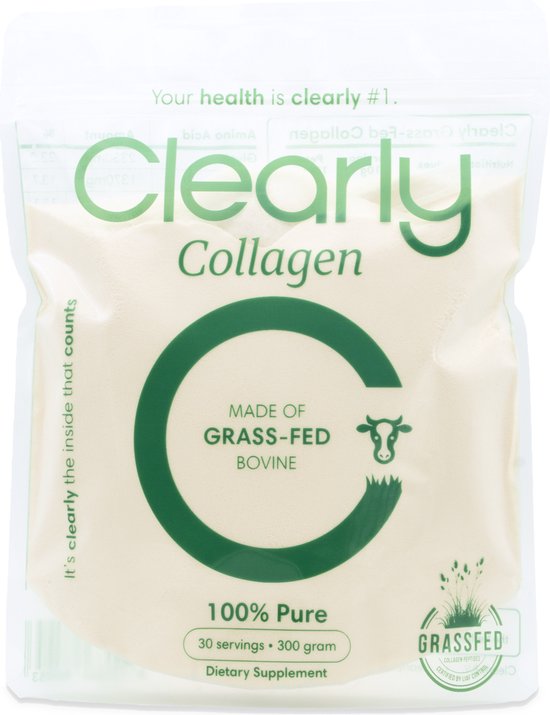 Clearly Collageen Poeder - 100% Puur Grasgevoerd Runder Collageen ...