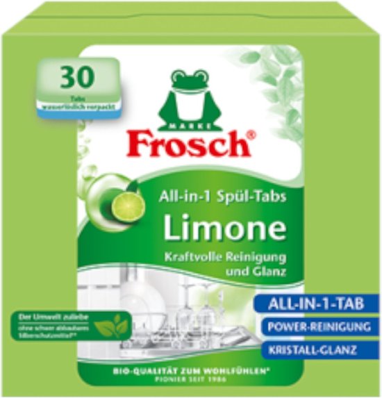 Frosch vaatwastabletten 30's limoen | bol.com