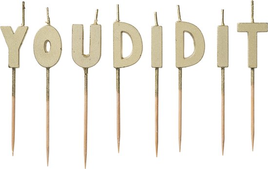 Geslaagd Taartkaarsjes - Yes You Did It - Geslaagd Versiering ...