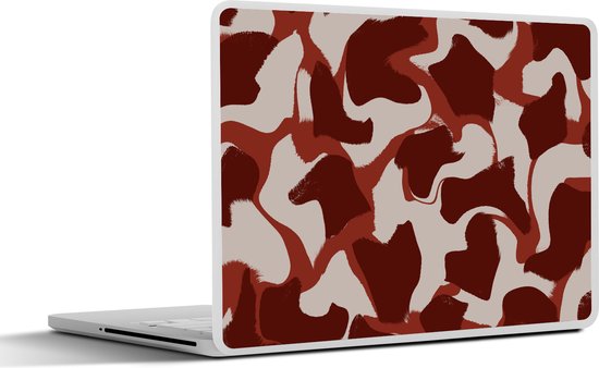 Laptop sticker - 14 inch - Abstract - Bruin - Kleuren - Pastel ...