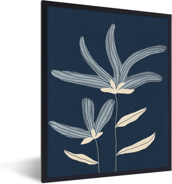 Fotolijst incl. Poster - Bloemen - Planten - Blauw - Natuur - 60x80 cm ... Fotolijst incl. Poster - Bloemen - Planten - Blauw - Natuur - 60x80 cm ...