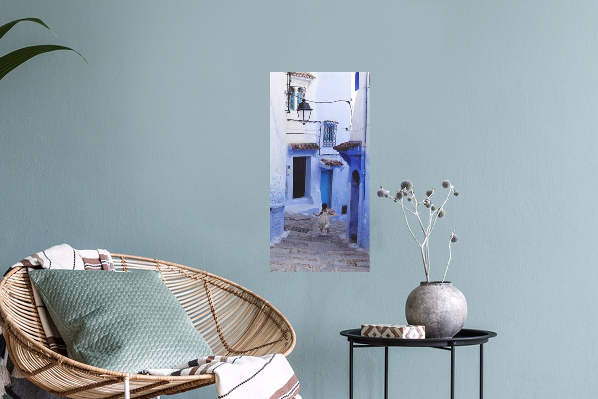 Straat - Blauw - Deuren - Huizen 13 | bol.com