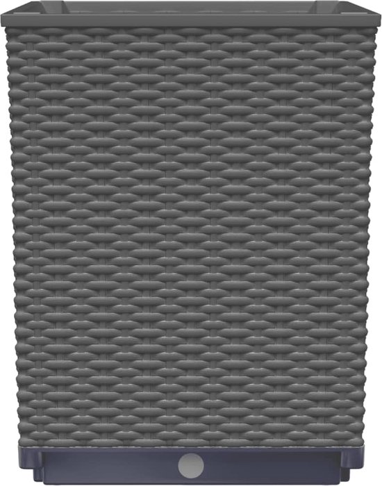 Furniture Limited - Plantenbakken 2 st 30x30x37 cm polypropeen zwart ...