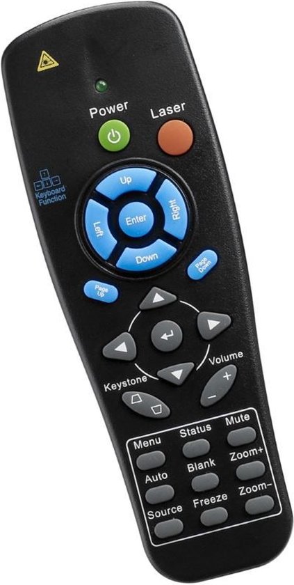 Afstandsbediening geschikt voor de PROMETHEAN PRM-32 beamer, vervangt ...