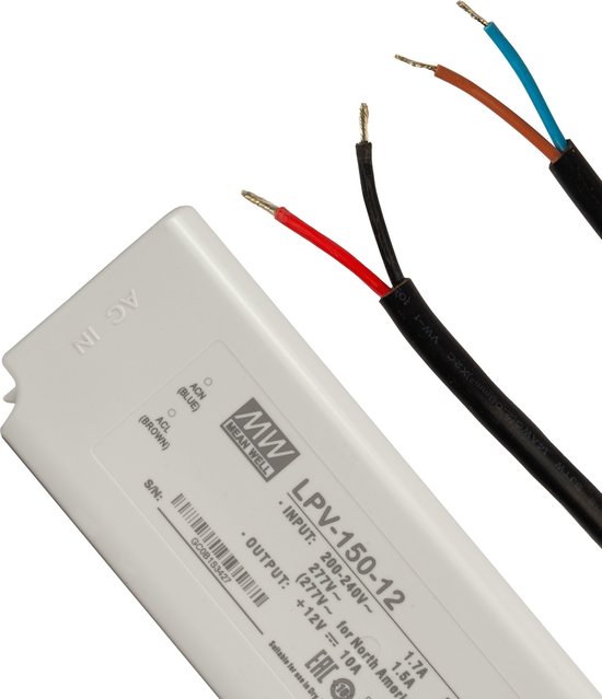 LED Driver Meanwell Voeding 150W 12V 10A | bol.com