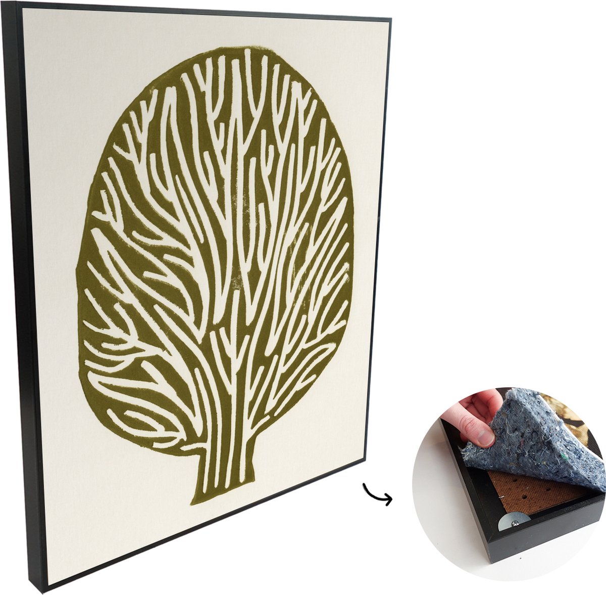 Boom - Abstract - Pastel - Groen | bol.com