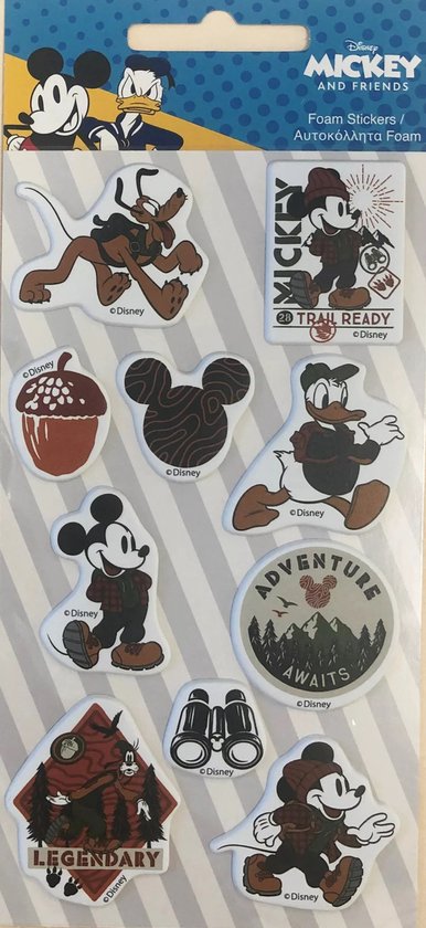Disney Mickey Mouse - Sticker set - Foam stickers | bol.com
