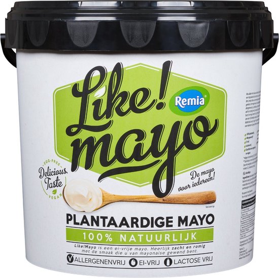 Remia Like! vegan mayo - Emmer 10 liter | bol
