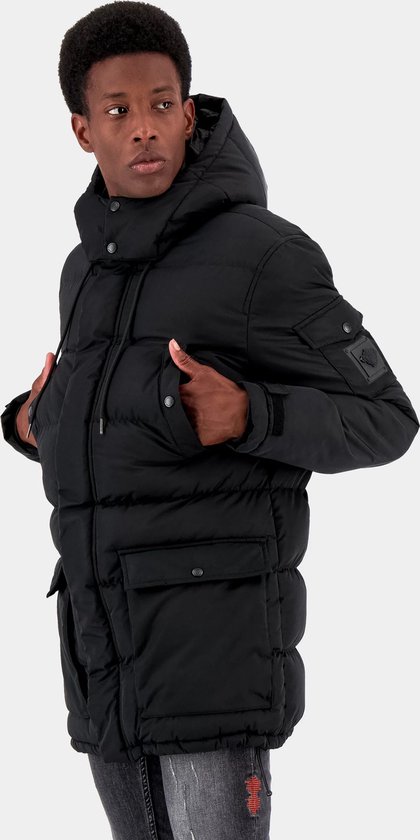 Black Bananas Commander Parka Puffer Jacket Senior Black | bol.com