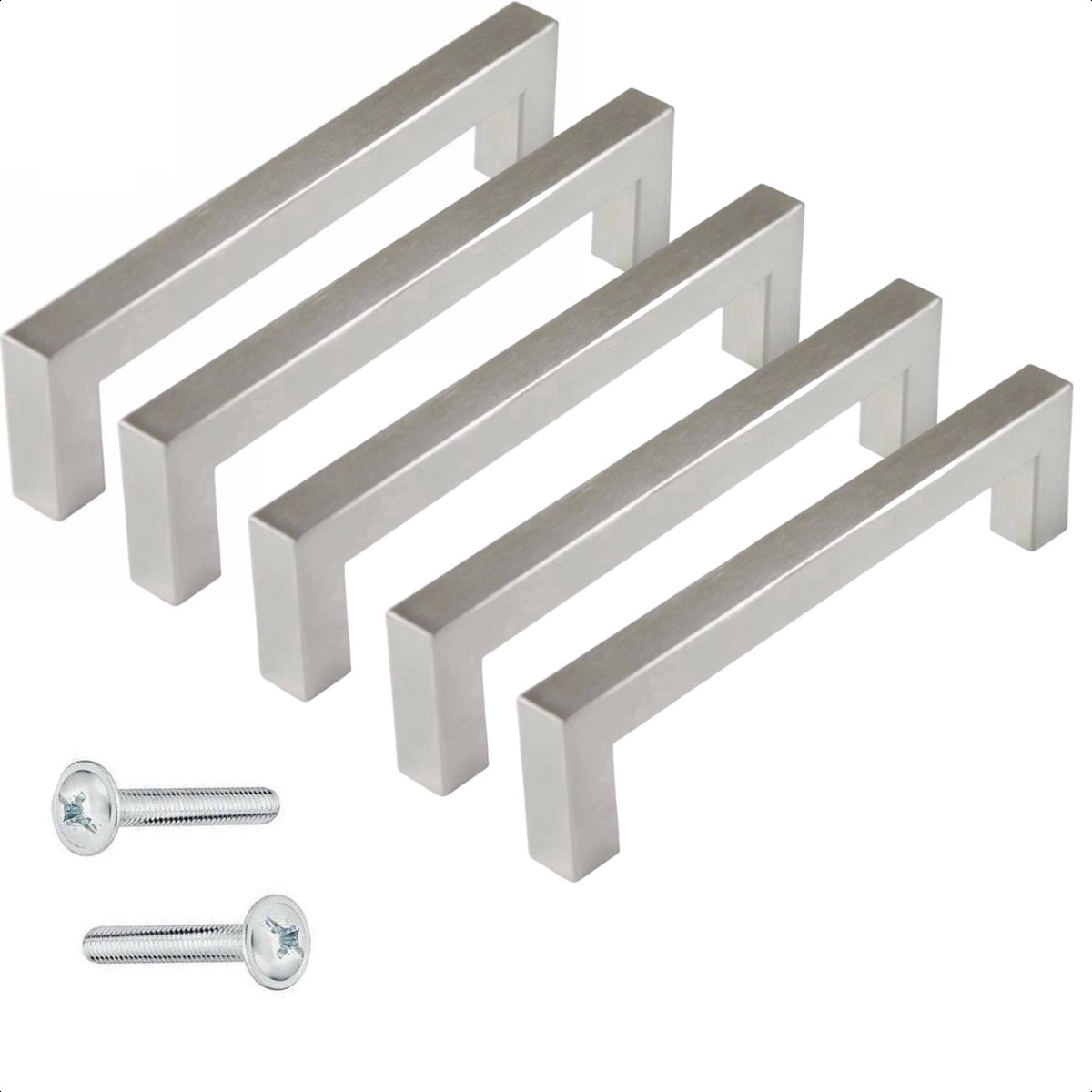 Handgreep / Keukengreep RVS 128 mm 5 Stuks - Modern - Handgrepen kast ...
