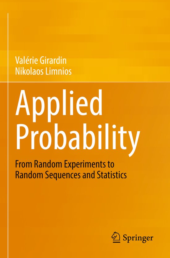 Applied Probability | 9783030979652 | Valerie Girardin | Boeken | bol