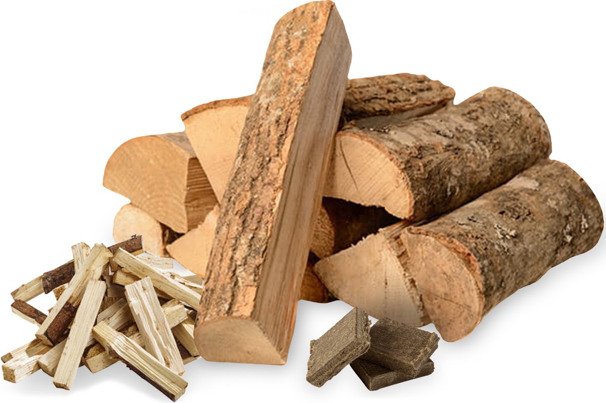 Open Haard Hout Box 30 KG Inclusief Aanmaakhout En Aanmaakblokjes ...