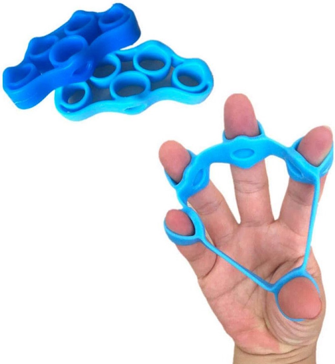 Vingertrekker - Set van 3 Elastische Krachtbanden - Vingertrainer | bol.com