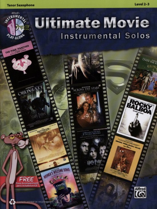 Ultimate Movie Instrumental Solos Tenor Saxofoon Muziek Boek | bol.com