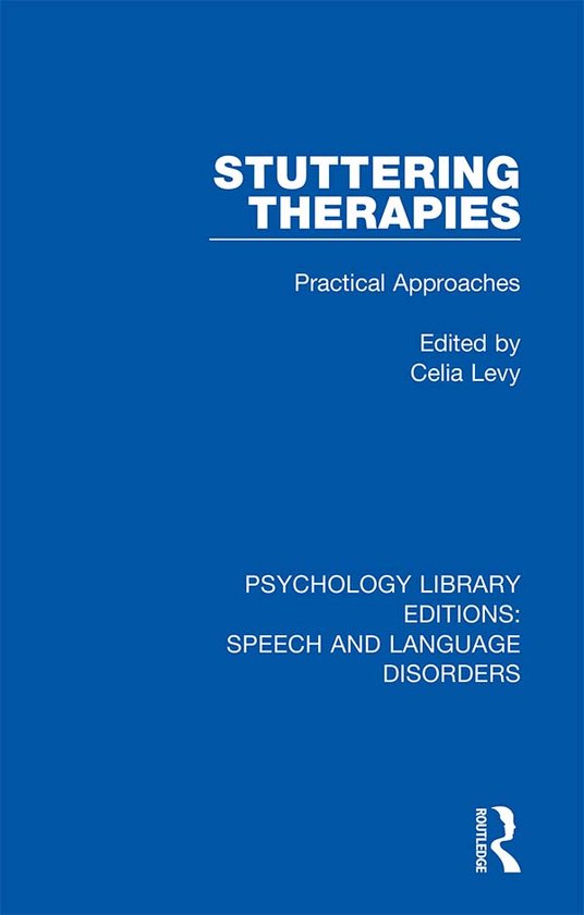 Psychology Library Editions: Speech and Language Disorders- Stuttering ...
