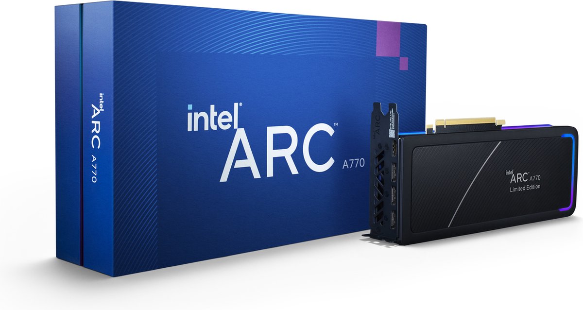 Intel Arc A770 Limited Edition - Videokaart - 16 GB GDDR6 - PCIe 4.0 ...