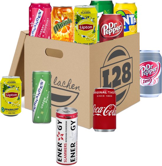 Frisdrank Verrassingsdoos 24 blikjes assorti | bol.com