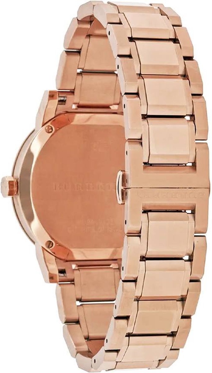 Burberry BU9034 horloge vrouw - Roestvrij Staal - rose goud | bol.com
