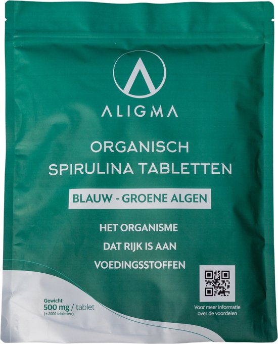 Aligma Spirulina Tabletten: hét voedingssupplement vol essentiële ...